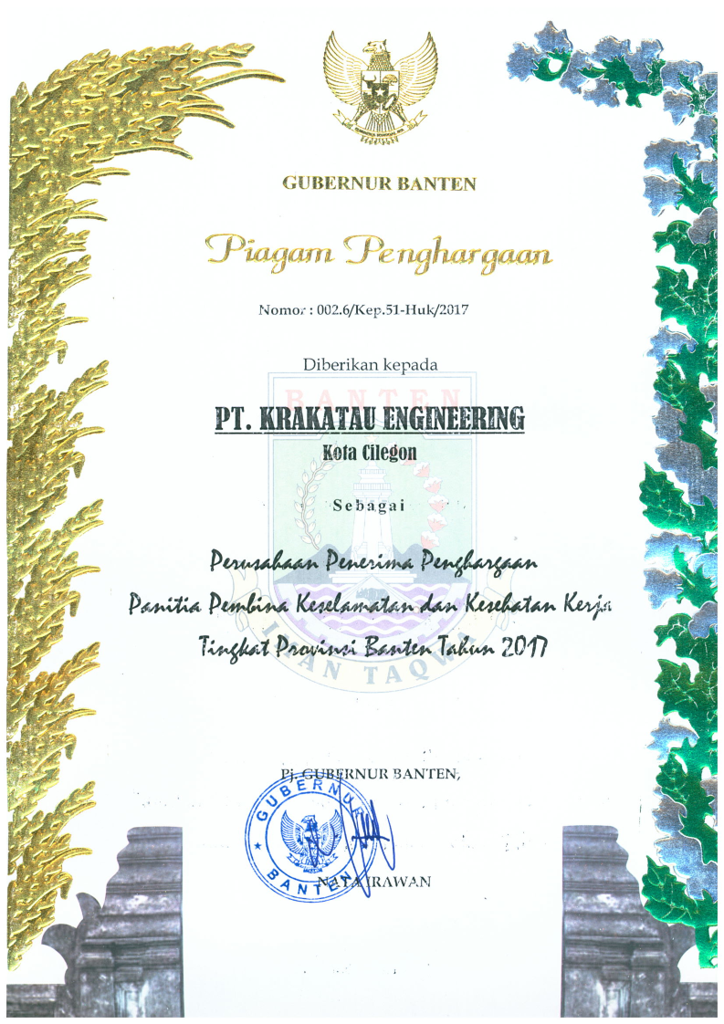 PT Krakatau Engineering - Quality Safety Healthy Environment ...